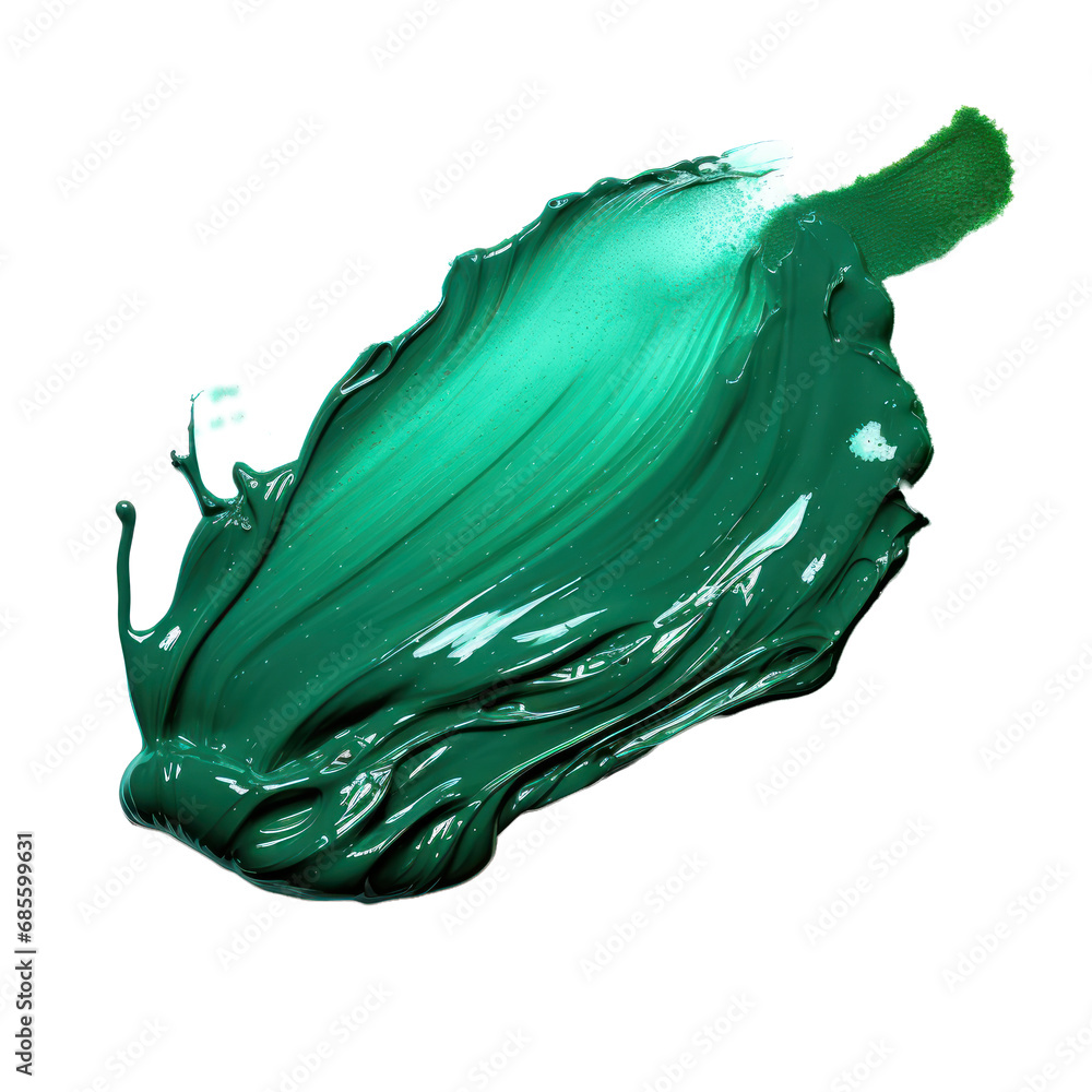 Emerald green smudge smear cream,cream smear in green color,colour ...