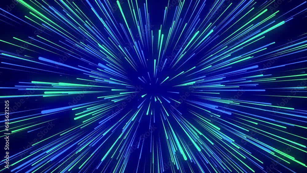 Vidéo Stock Abstract hyper speed background. Movements of big data ...