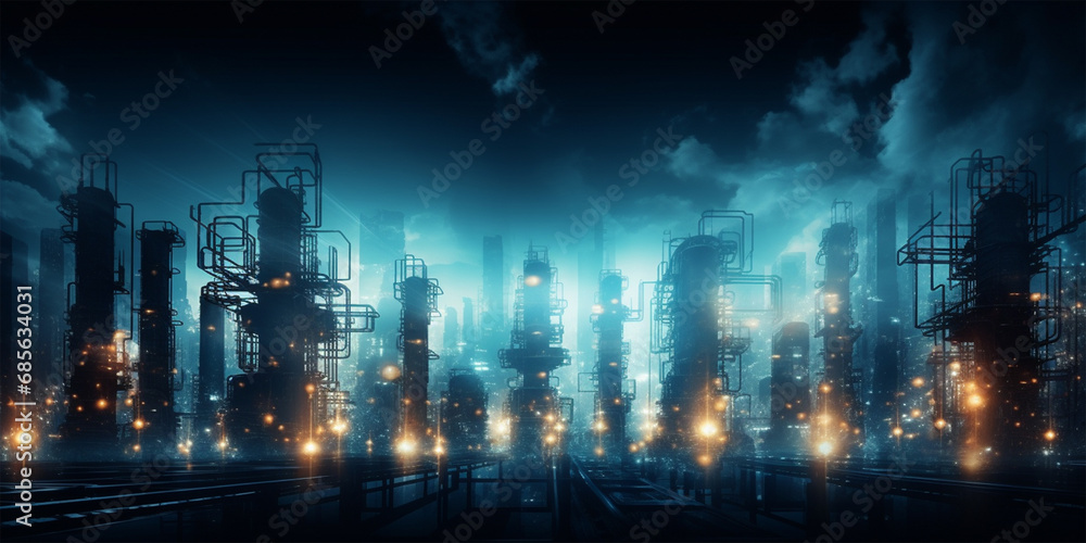 "The technology background forms the foundation of our digital journey ...