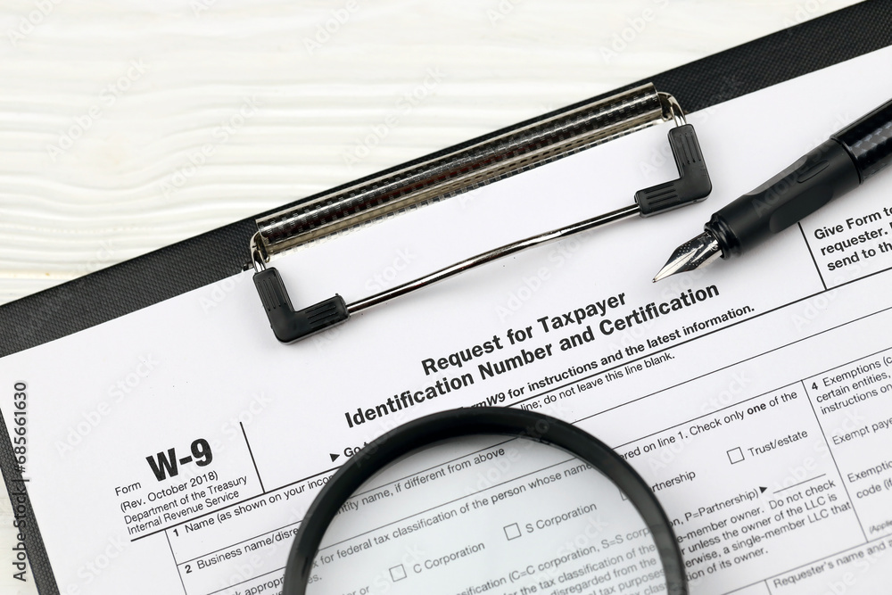 IRS Form W 9 Request For Taxpayer Identification Number And irs-form-w-9-request-for-taxpayer-identification-number-and