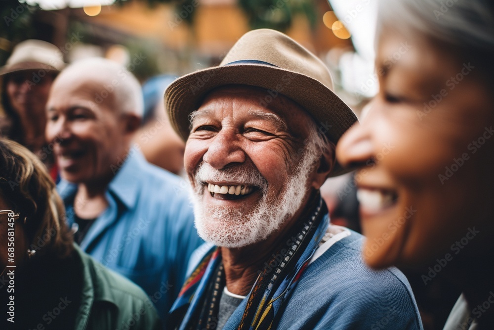 Join the jubilant dance of seniors in this candid capture, where ...