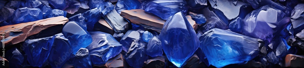 Azurite rock background. Its fine crystals, formed in oxidized copper ...