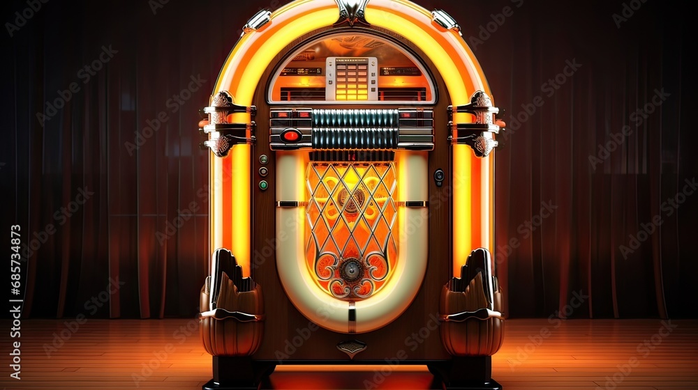 Retro music player, a collectible emblem of timeless entertainment and ...