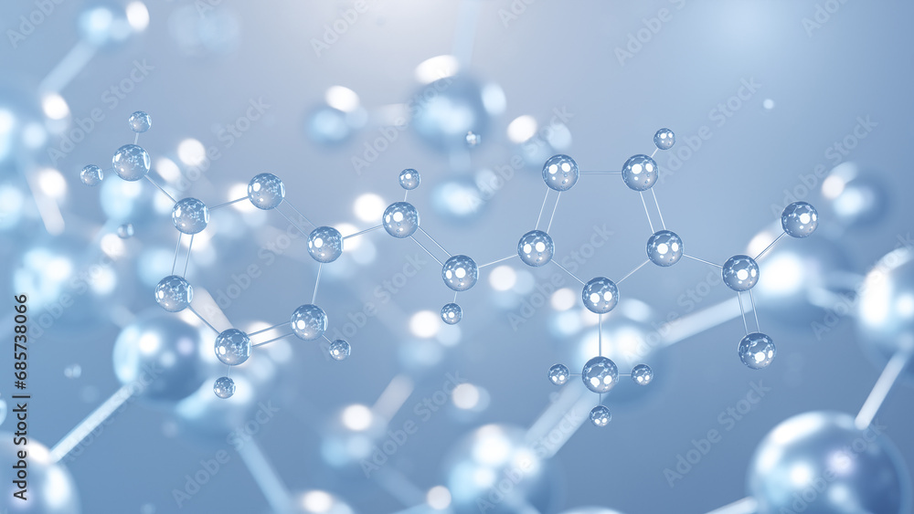 azanidazole molecular structure 3d, flat model, nitroimidazole ...