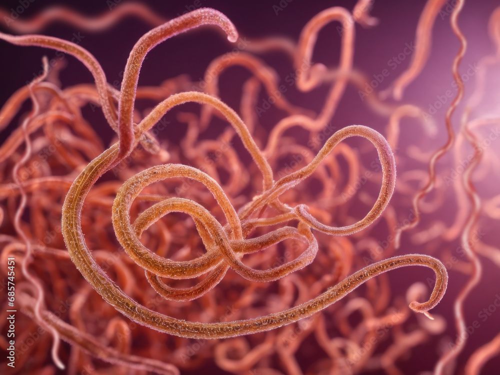 Borrelia burgdorferi - spirochetes are long and slender bacteria. A ...