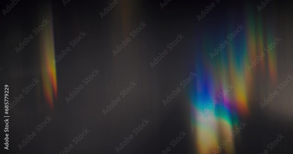 Luminous aura of our Spectrum Light Flare Overlay. Against a black ...