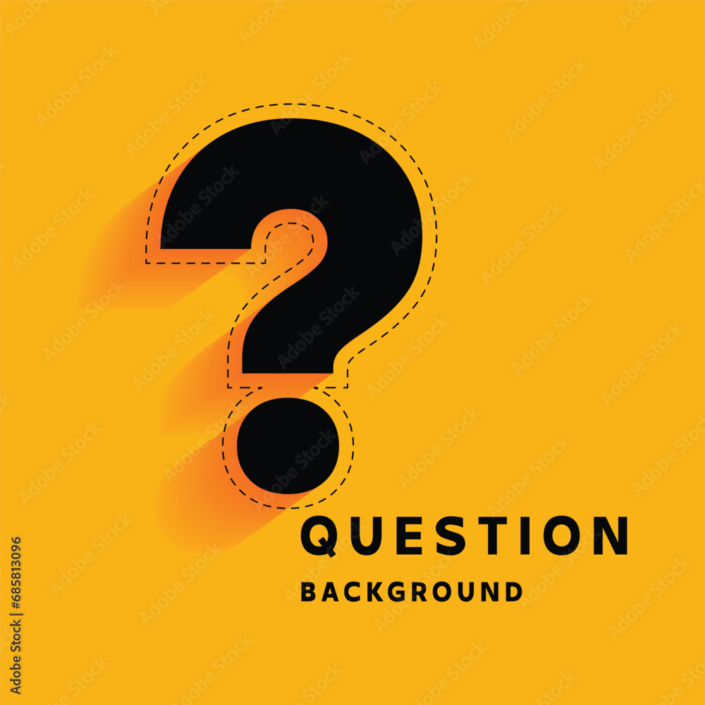 yellow web help and support question mark template, question, mark ...