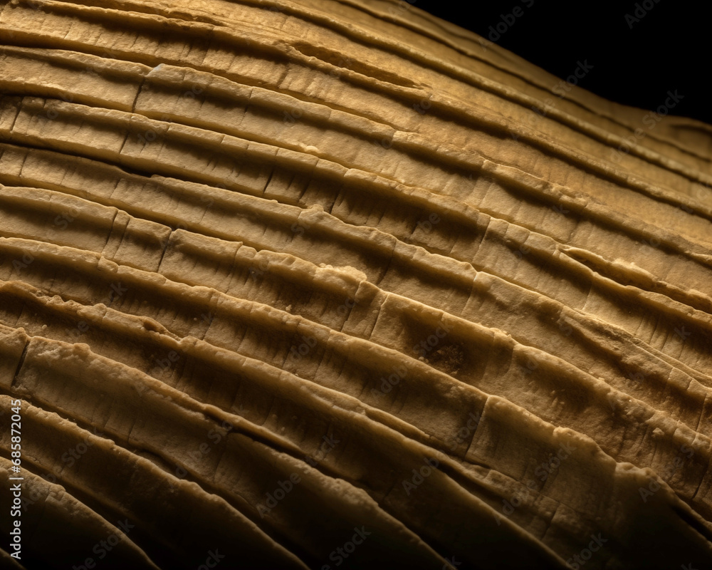 microscopy of animal chitin, showing growth striations Stock Photo ...