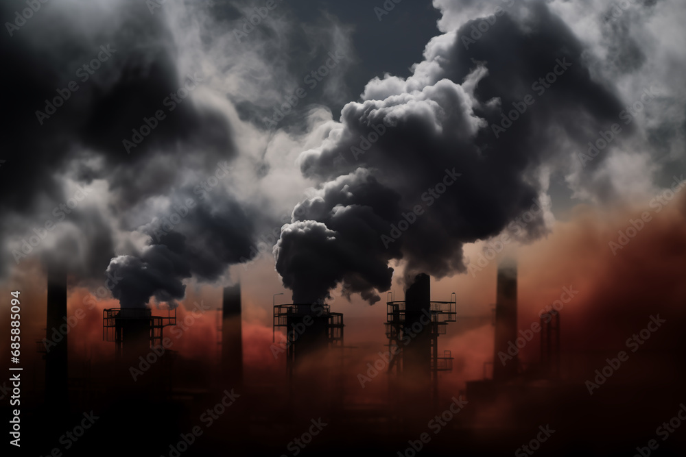 Carbon dioxide emissions. Air Pollution and Climate Change. Smoking ...