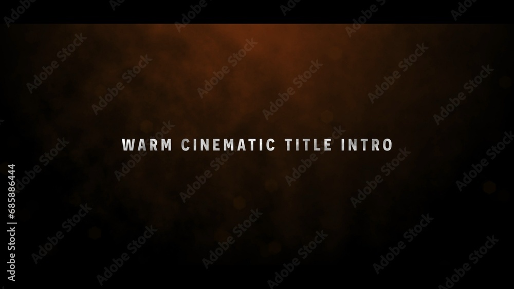 Cinematic Bars Mysterious Text Title Intro Stock Template | Adobe Stock