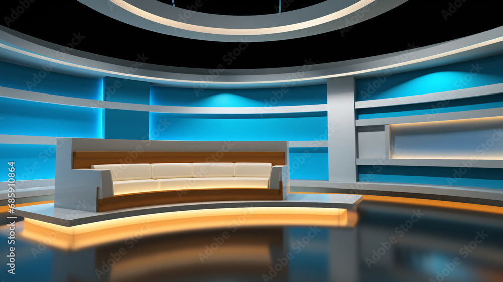 Tv Studio. Background for TV shows . News studio. The perfect backdrop ...