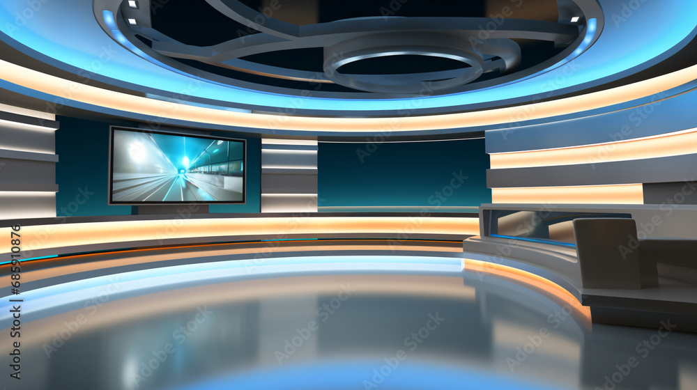 Tv Studio. Background for TV shows . News studio. The perfect backdrop ...