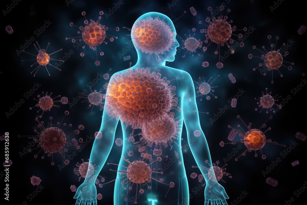 Virus, microscopic infectious agent, nucleic acid, rna dna, introduction into a living cell ...