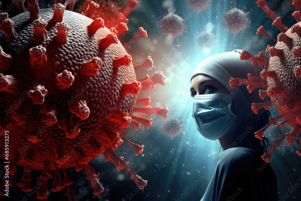 Virus, microscopic infectious agent, nucleic acid, rna dna, introduction into a living cell ...