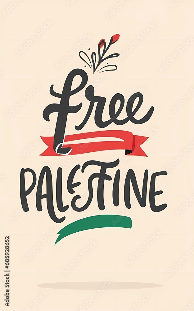 Free Palestine flag illustration for banner, t-shirt, social media post ...