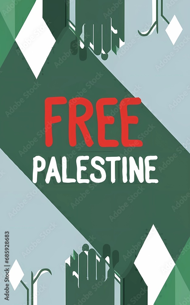Free Palestine flag illustration for banner, t-shirt, social media post ...