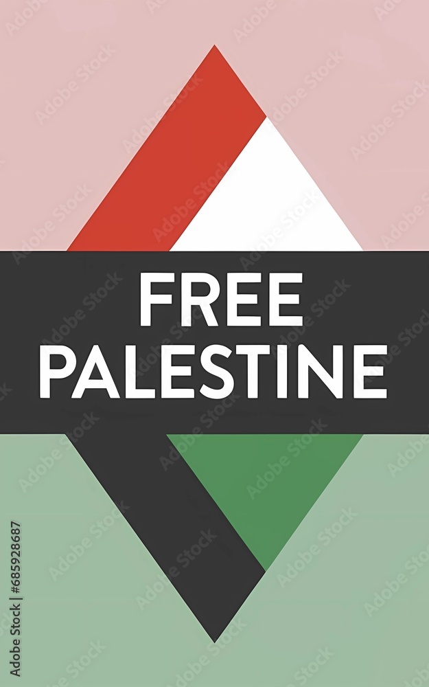 Free Palestine flag illustration for banner, t-shirt, social media post ...