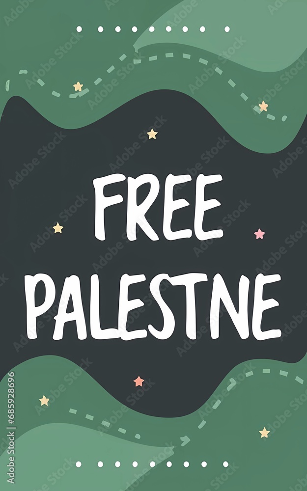 Free Palestine flag illustration for banner, t-shirt, social media post ...