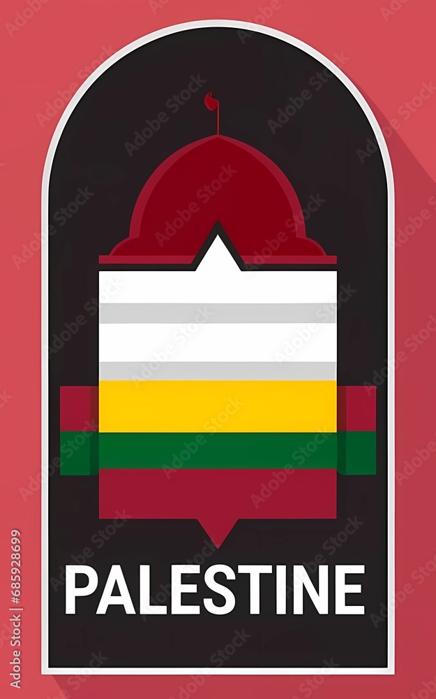 Free Palestine flag illustration for banner, t-shirt, social media post ...