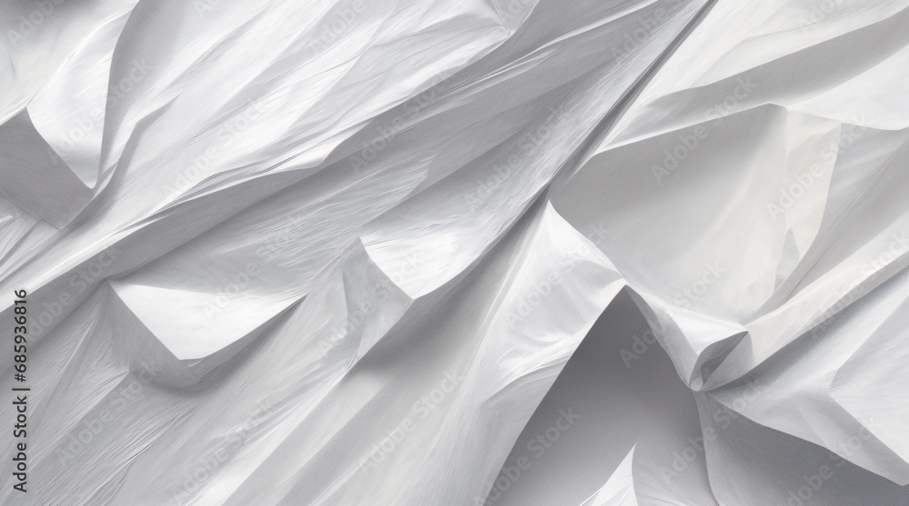 Paper Crumpled normal map texture, bump map texture. Hi-Res White Grid ...