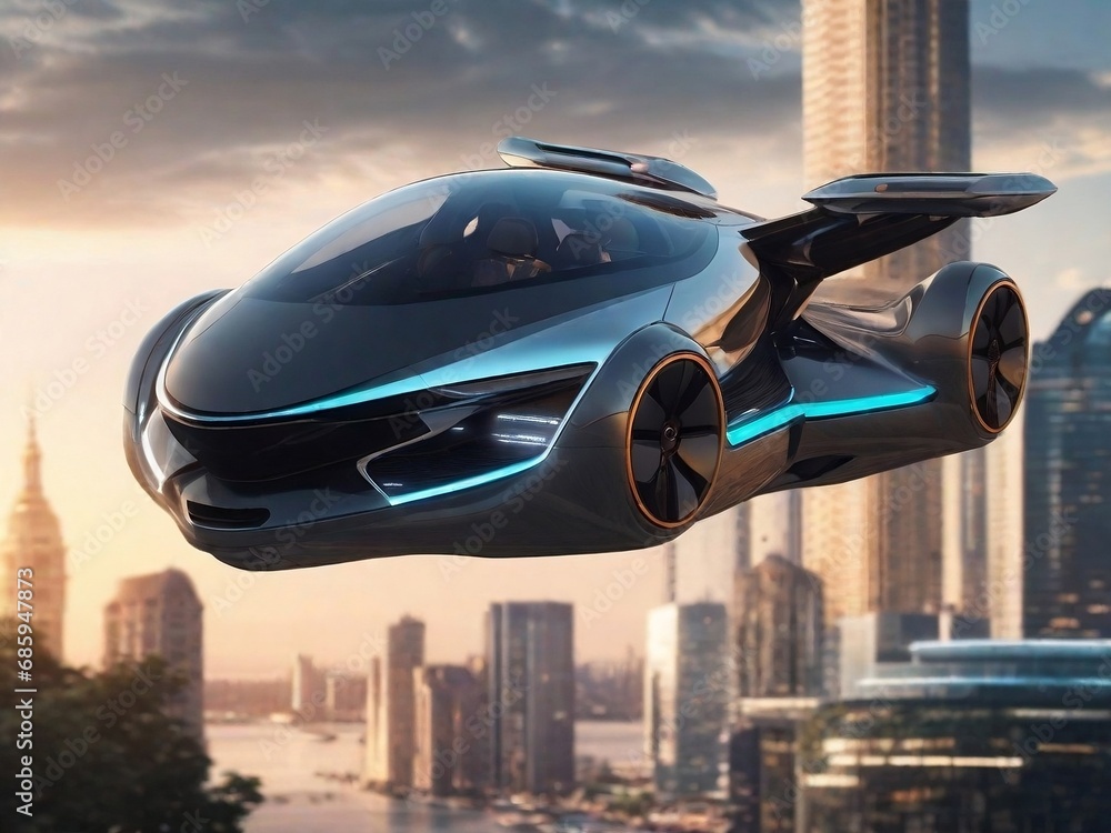 Futuristic flying car concept – envision the future of transportation ...