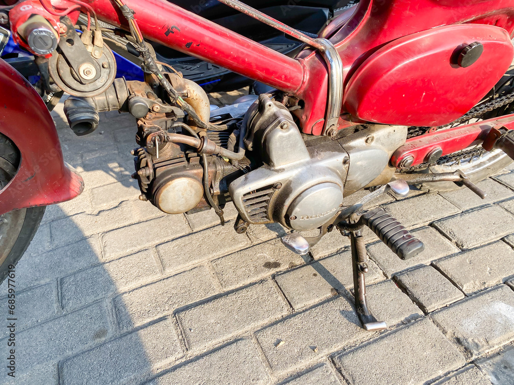 Yogyakarta, Indonesia - November 8, 2023: Honda Super Cub (or Honda Cub ...