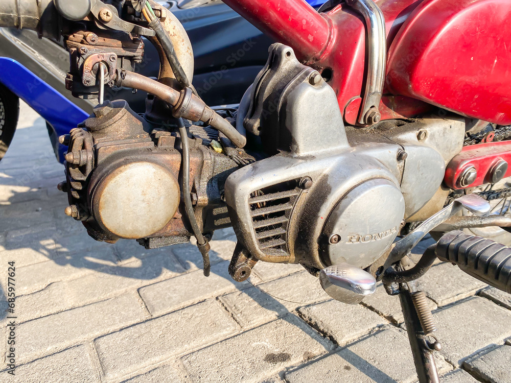 Yogyakarta, Indonesia - November 8, 2023: Honda Super Cub (or Honda Cub ...