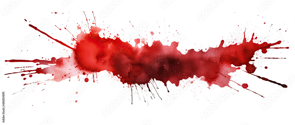 Dark Drops of blood, blood splash, blood spot. Isolated on Transparent ...