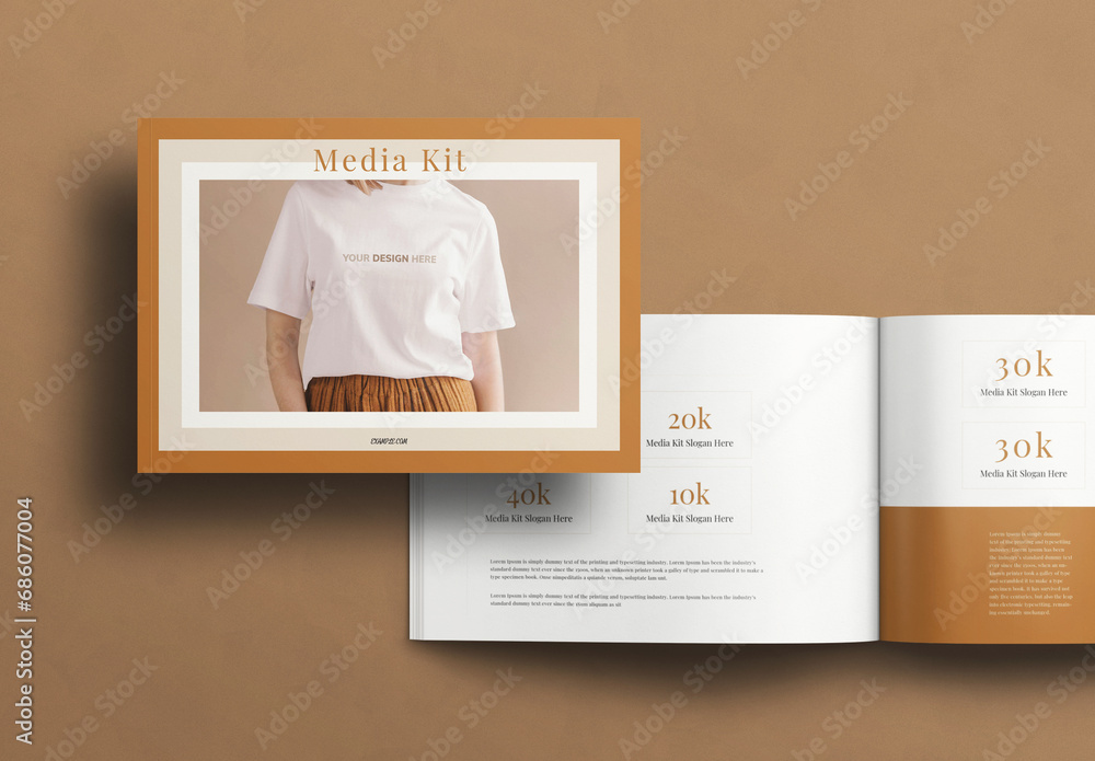 Media Kit Brochure Template Stock Template | Adobe Stock