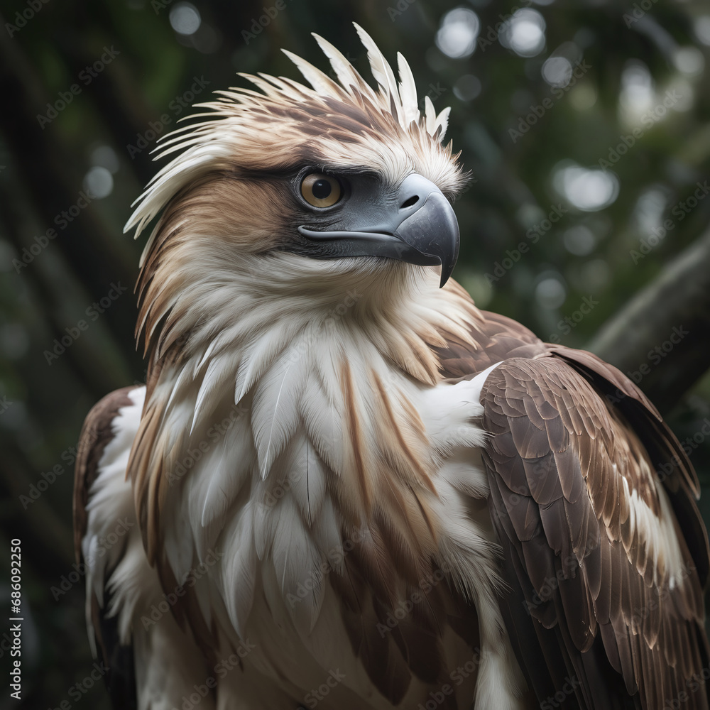 The Philippine eagle (Pithecophaga jefferyi) is one of the most ...