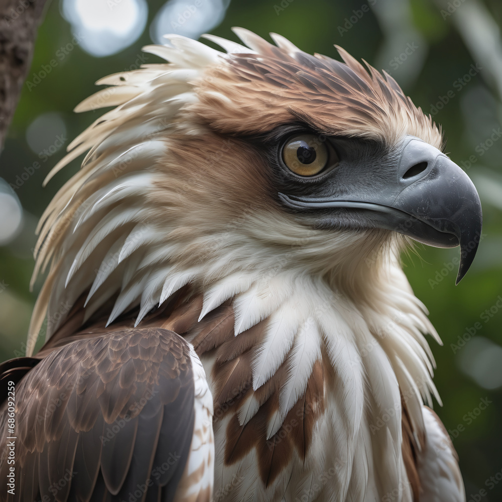 The Philippine eagle (Pithecophaga jefferyi) is one of the most ...