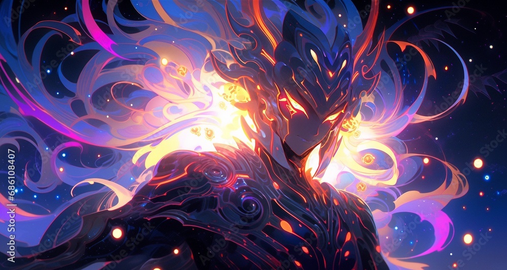 Divine Anime Superpowers: Exploring God-like Abilities in Anime. Stock ...