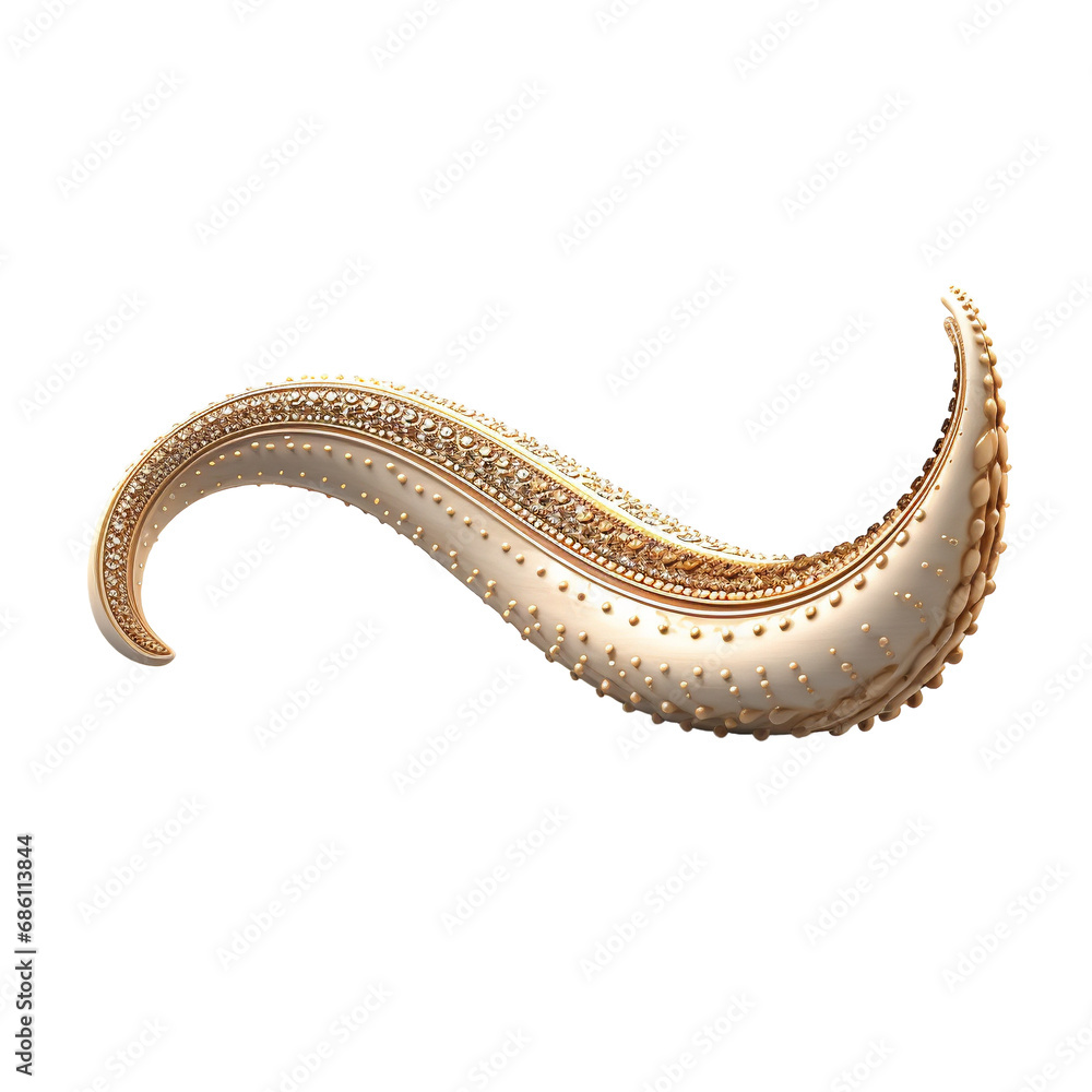 Sacred Sound: Isolated Shofar on White Background, Transparent Image of ...
