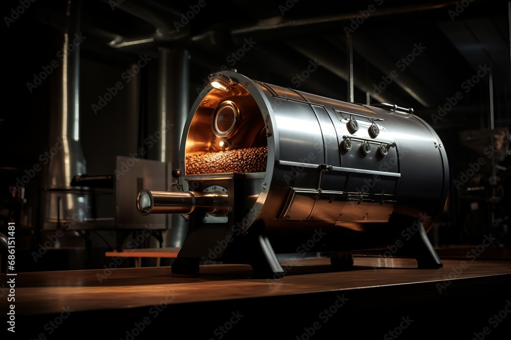 At the heart of the contemporary coffee roastery stands the industrial ...