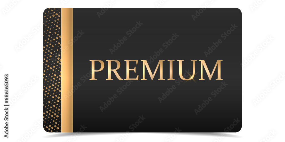 VIP. Vip in abstract style on black background. VIP card. Luxury ...