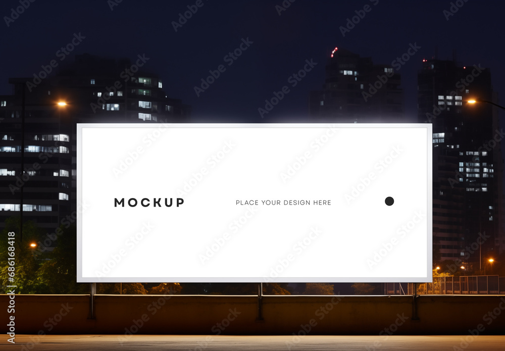Billboard Mockup with Generative AI Stock Template | Adobe Stock