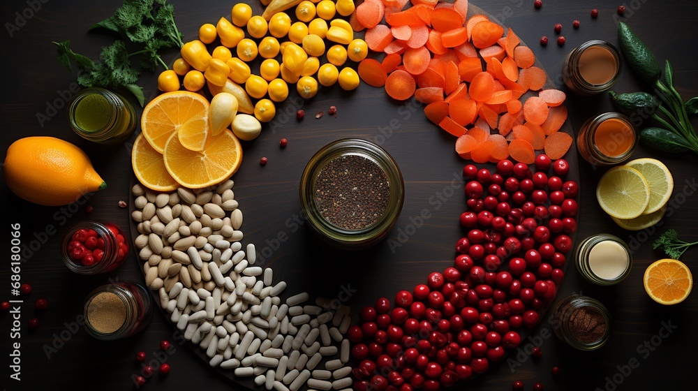 Nutritional Spectrum: Wholesome Balance of Legumes, Citrus Fruits, and ...