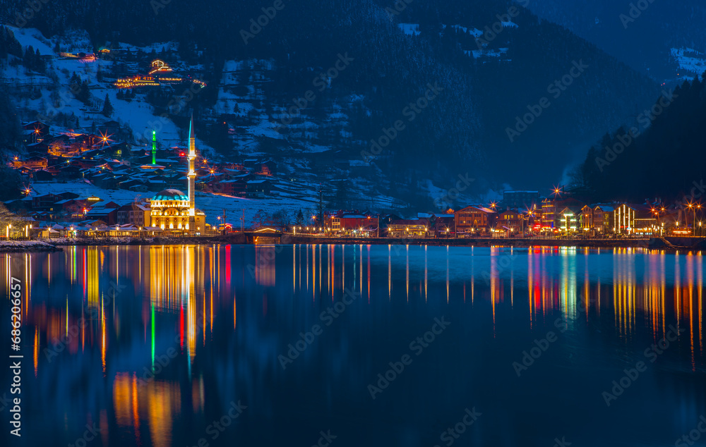 Uzungol Long Lake One of the most beautiful tourist places in Turkey ...