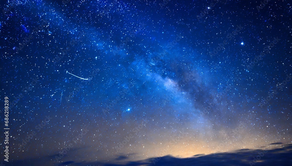 blue night starry sky space background for screensaver astrology ...