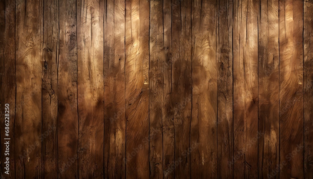 Brown wood panel repeat texture. Realistic vector timber dark striped ...