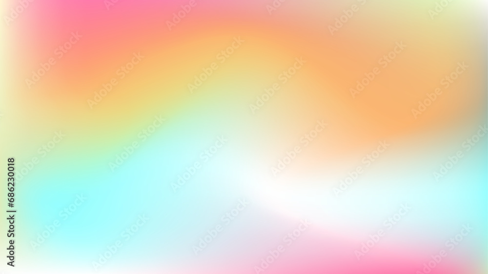 Soft gradient mesh backgrounds in light pastel colors. Vibrant Gradient Background. Blurred ...