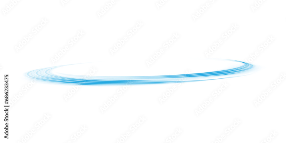 Blue glowing shiny lines effect. Luminous blue lines of speed. Light ...