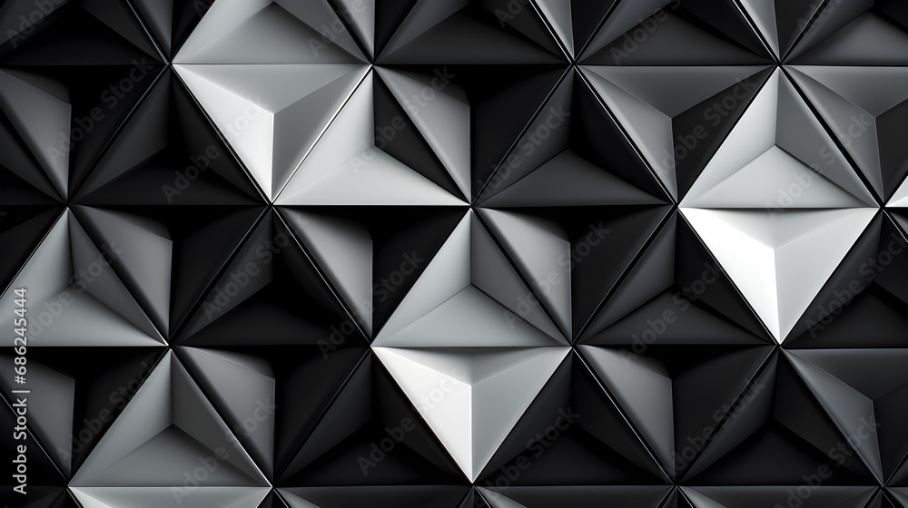 Interlocking triangles background with shapes Stock Photo | Adobe Stock