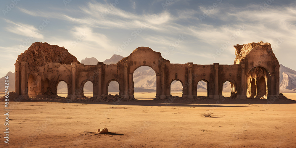 1. Sentinels of a Timeless Realm: Where Gates of an Ancient City Stand ...