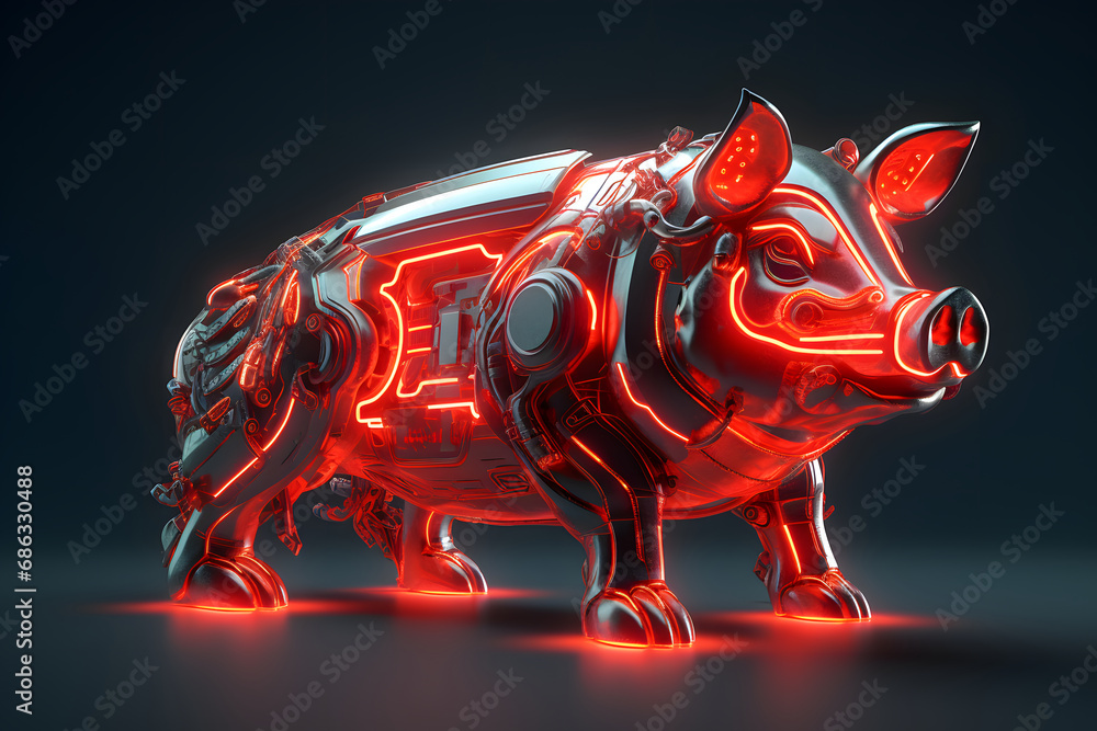 Foto de sign of the year of the rot pig according to the Chinese ...
