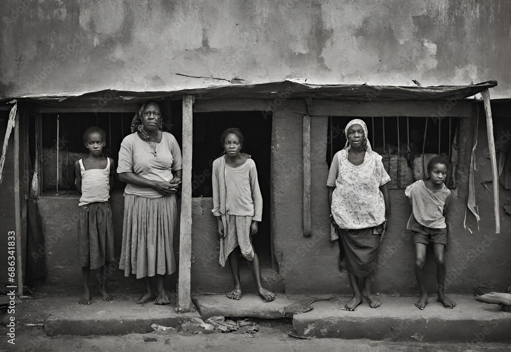 Beneath the veils of poverty, find the narratives of strength.AI ...