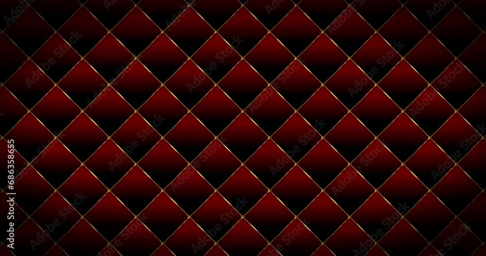 Abstract luxury Square grid gradient of red color in seamless loop ...