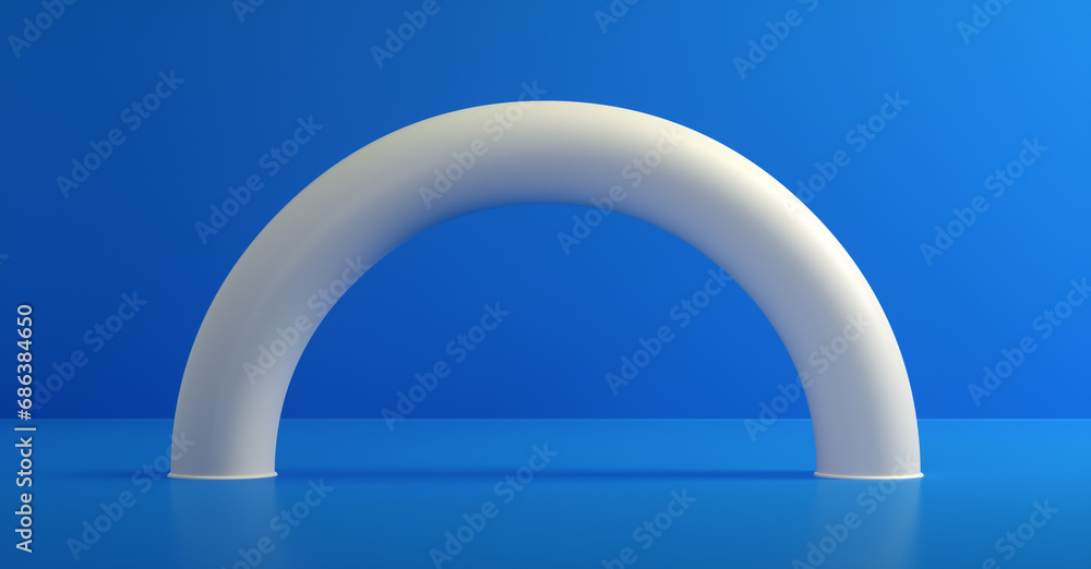 Inflatable Arch in Arc Shape . Advertising Arch Template. Exhibition ...