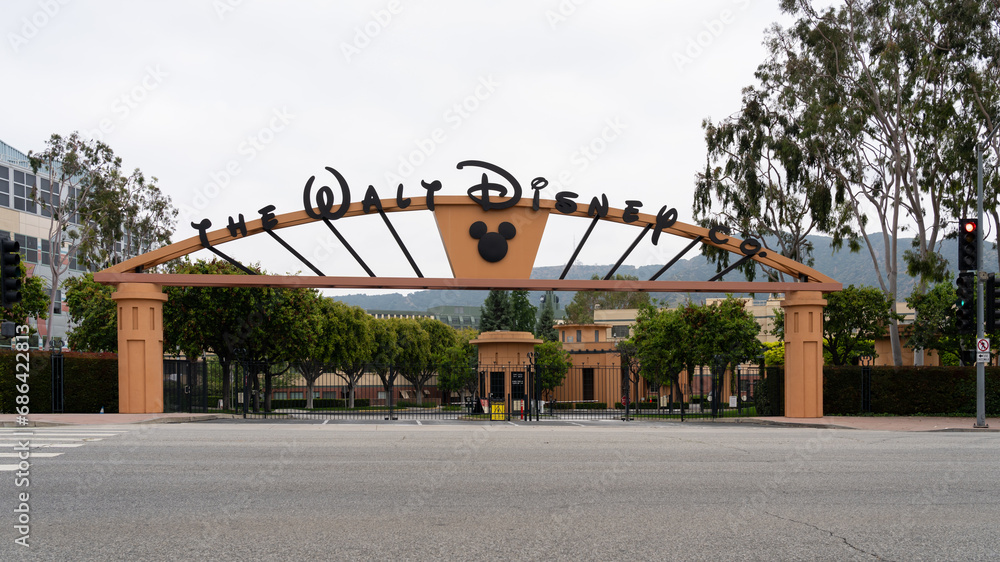 Walt Disney Studios in Burbank, California, United States - May 28 ...