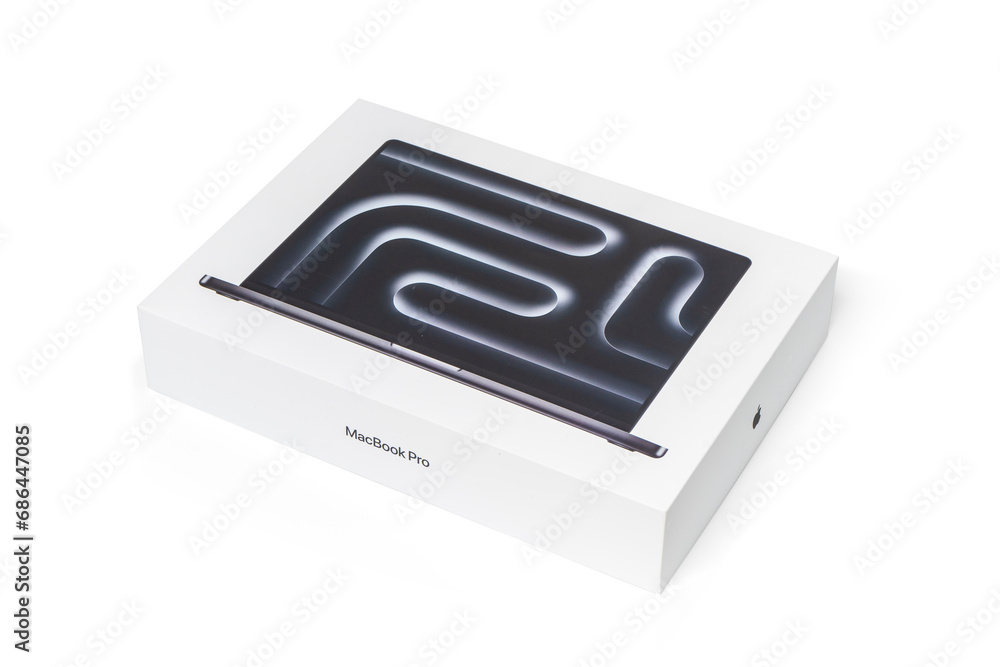 Box Of Apple MacBook Pro, M3 Pro chip 11C CPU Space Black 2023 ...